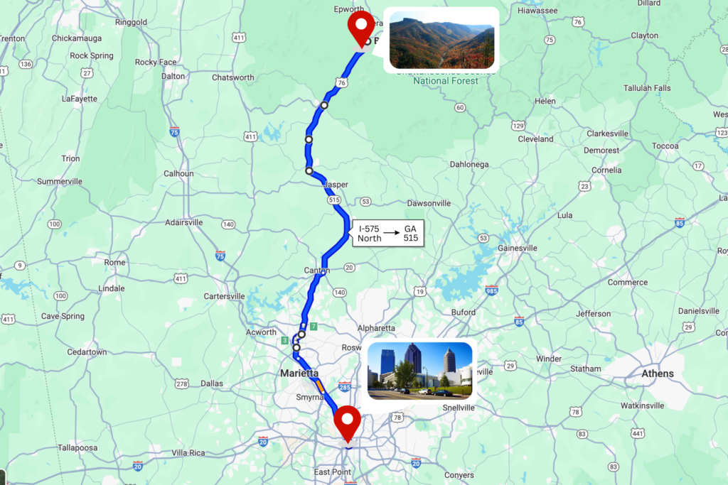 From Skyscrapers to Mountains: The Perfect Atlanta to Blue Ridge Day ...